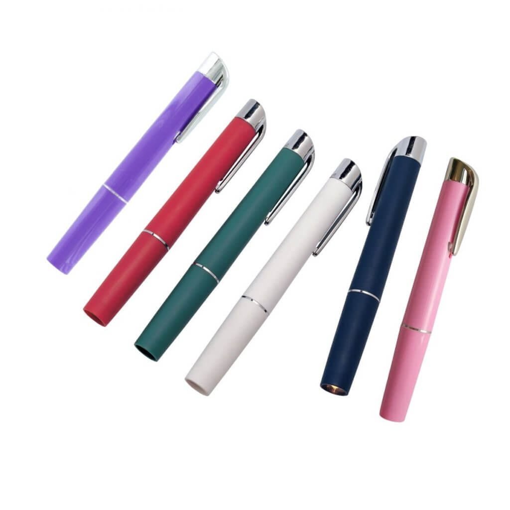 Re-usable Pen Torch - Blue, Green, Red, White, Pink and Purple
