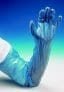 Polythene Gauntlets - Medipost - Blue, various pack sizes
