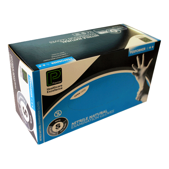 Powder Free Nitrile Gloves - Latex Free - resistant to triggering type ...