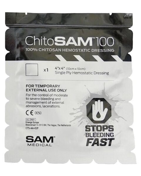 ChitoSAM Hemostatic Dressing 10x10cm - Medipost